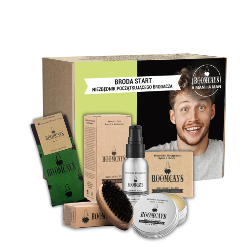 Zestaw do brody dla początkujących brodaczy - Niezbędnik BRODA START!